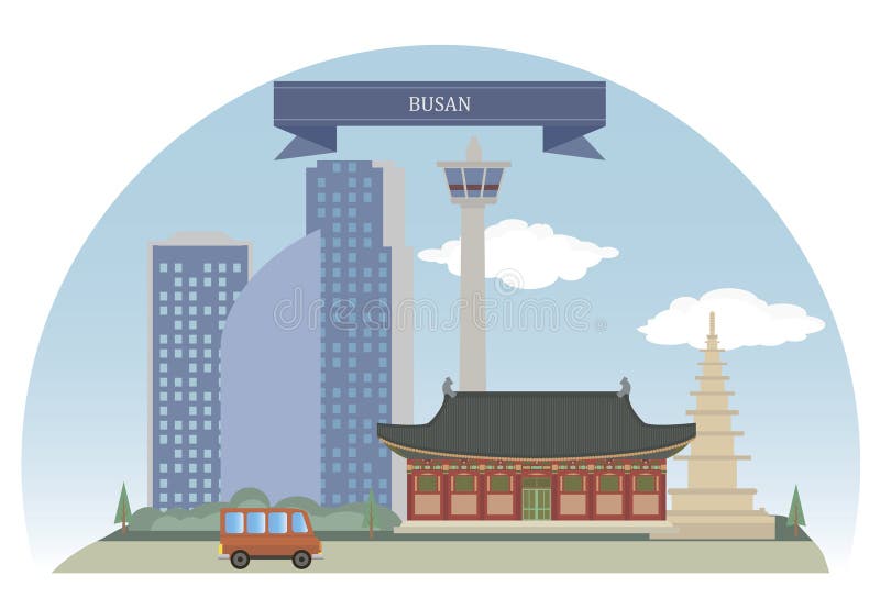 Seoul stock vector. Illustration of culture, cityscape - 34616366