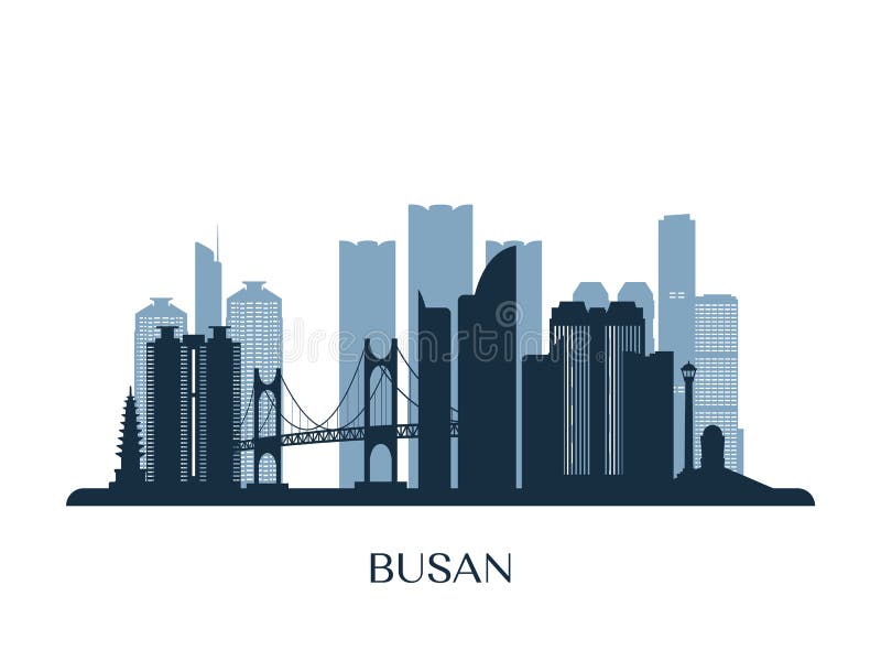 Busan Skyline Stock Illustrations – 194 Busan Skyline Stock ...