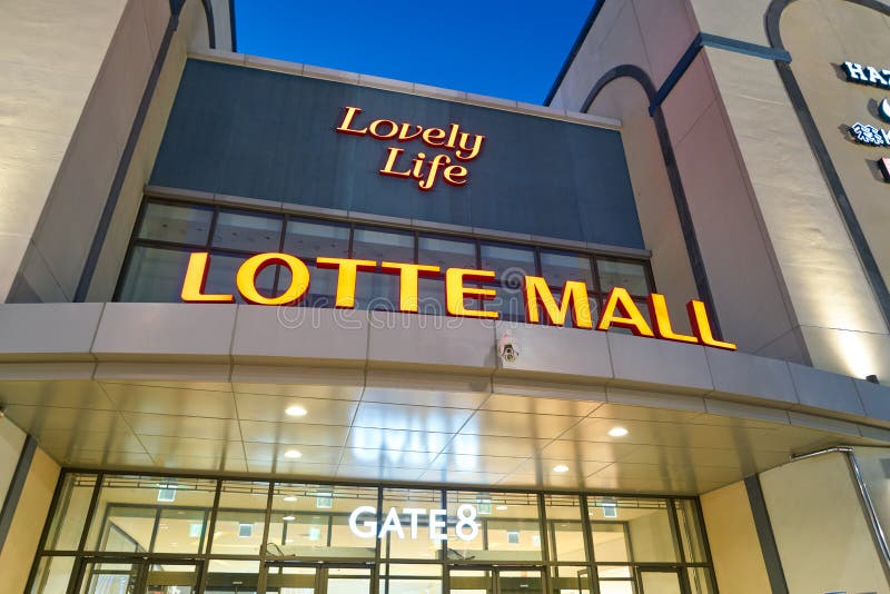 Lotte Mall editorial image. Image of asia, sign, centre - 109056440
