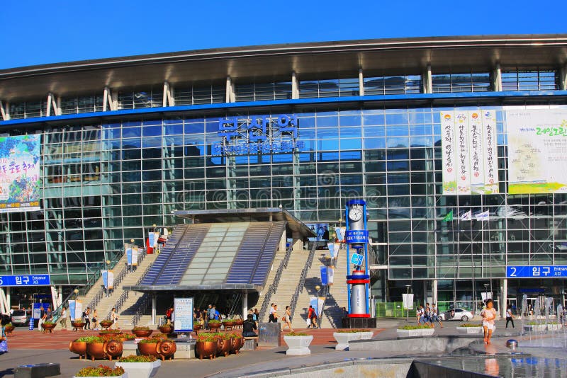 Busan Station editorial stock photo. Image of tourist - 91068818