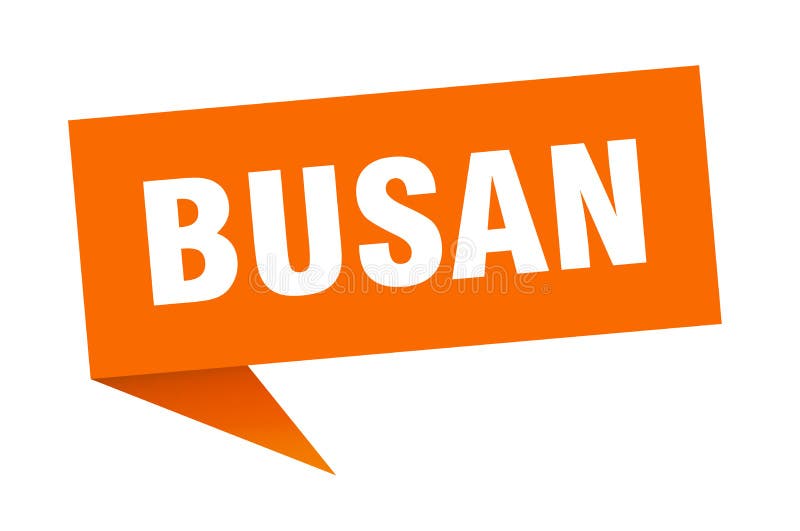 Busan Sticker. Busan Signpost Pointer Sign Stock Vector - Illustration ...