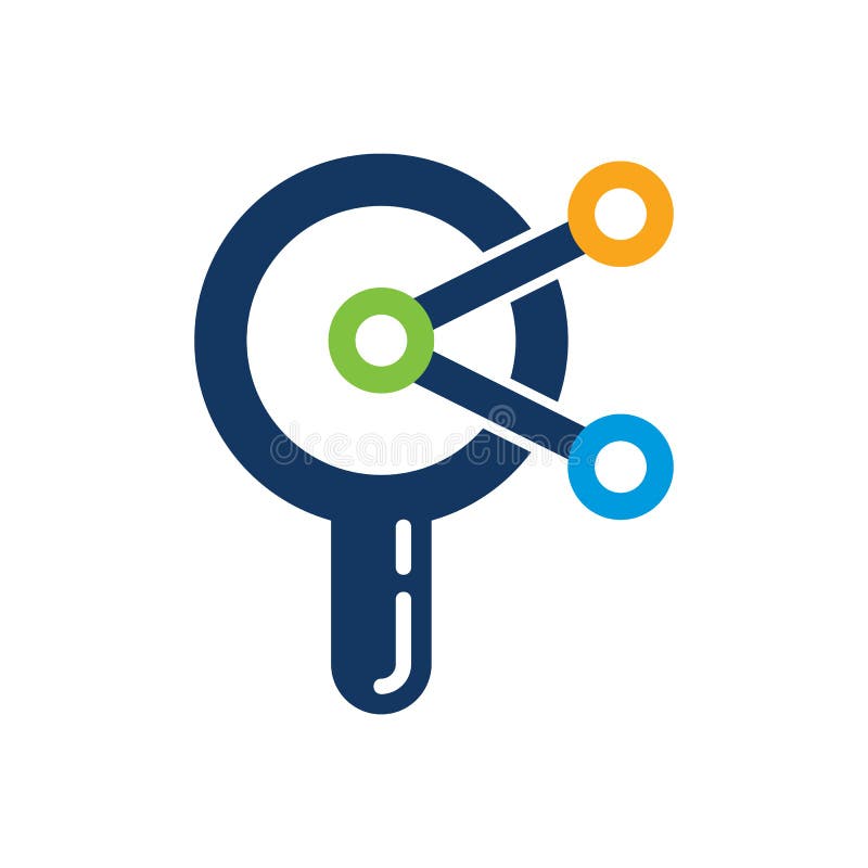 Busca Logo Icon Design Da Parte Ilustração do Vetor - Ilustração de ...