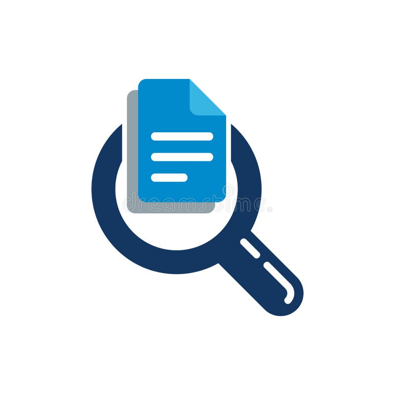 Busca Logo Icon Design Do Original Ilustração Stock - Ilustração de ...