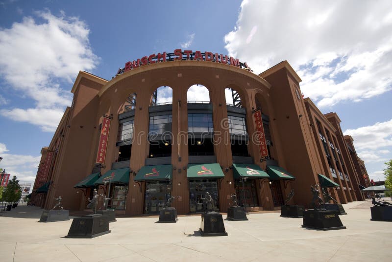 Old Busch Stadium, St. Louis, MO. Editorial Photo - Image of baseball ...