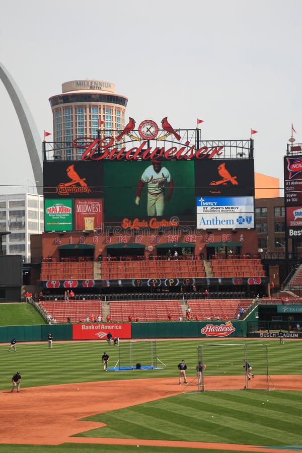 Busch Stadium - St. Louis Cardinals Editorial Photography - Image of ...