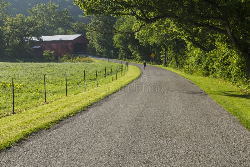 Busching Covered Bridge stock photo. Image of river, busching - 42633556