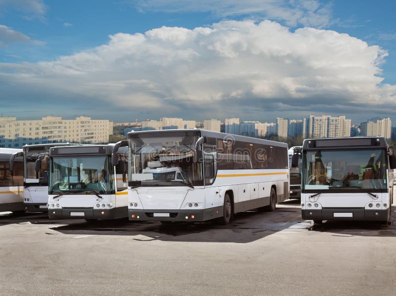 Buses at the bus station stock image. Image of tourism - 170311393