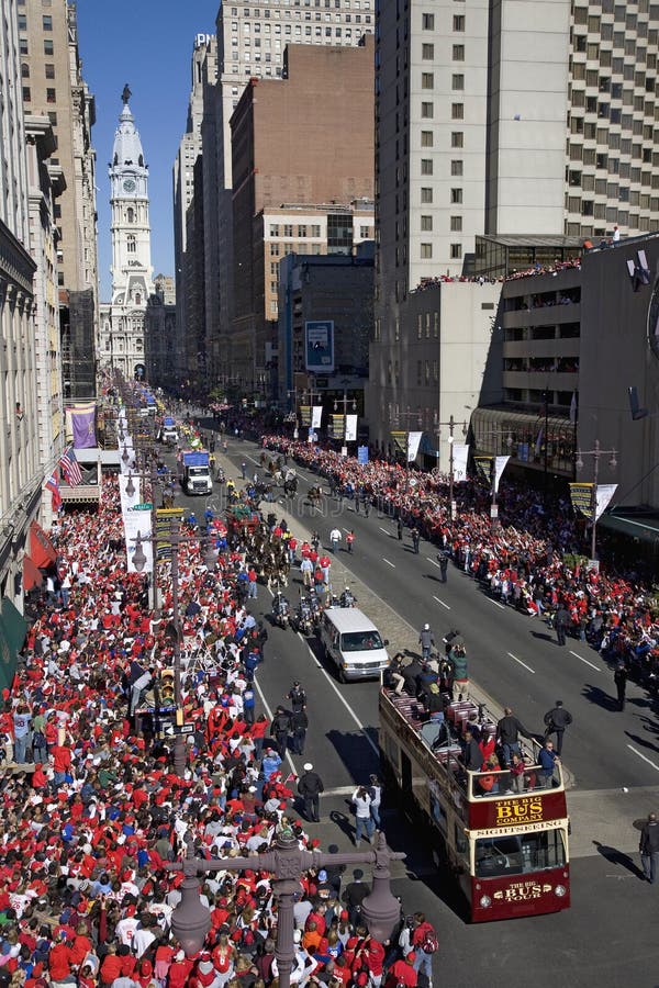 Buses Filled with Philadelphia Phillies, Editorial Stock Photo - Image ...