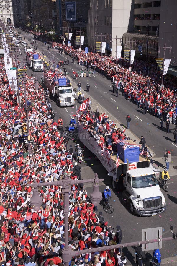 Buses Filled with Philadelphia Phillies, Editorial Image - Image of ...