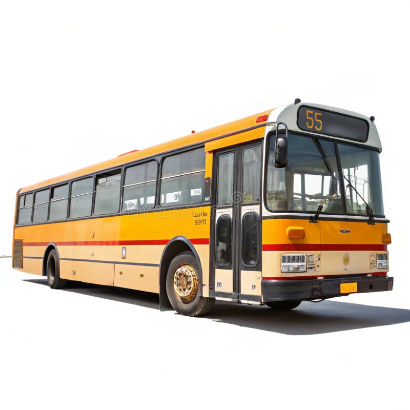 Realistic Buses Vector Illustration Stock Vector - Illustration of ...