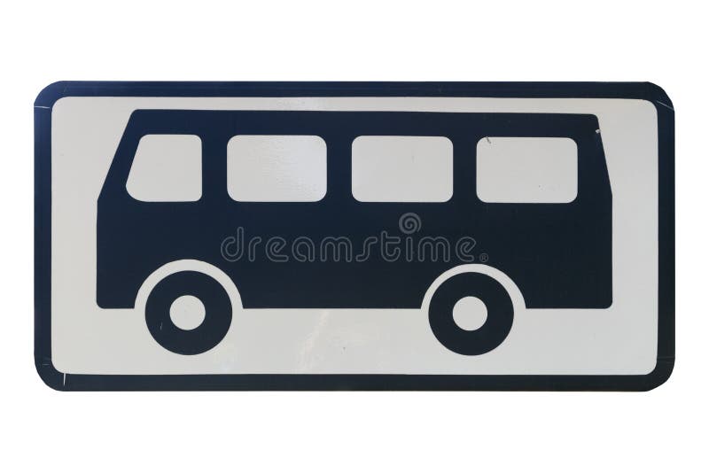 `Buses only` Supplemental Road Sign Isolated on White. Stock Vector ...