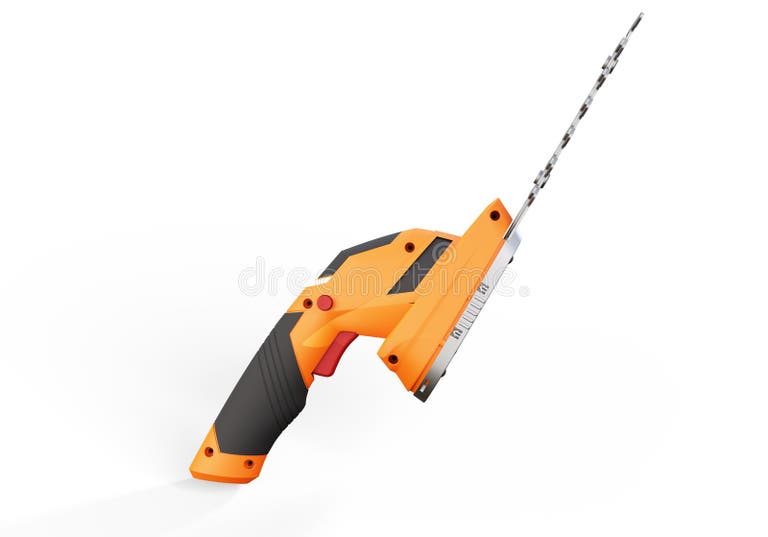 Bush Cutter 3D Render Using an Hedge Clipper in the Garden Stock ...