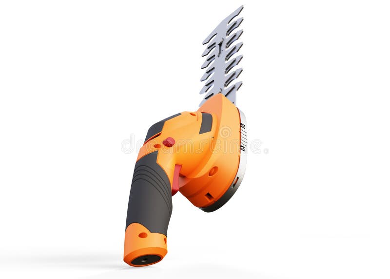 Bush Cutter 3D Render Using an Hedge Clipper in the Garden Stock ...