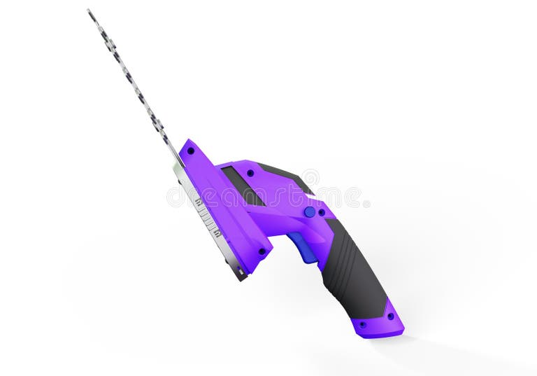 Bush Cutter 3D Render Using an Hedge Clipper in the Garden Stock ...