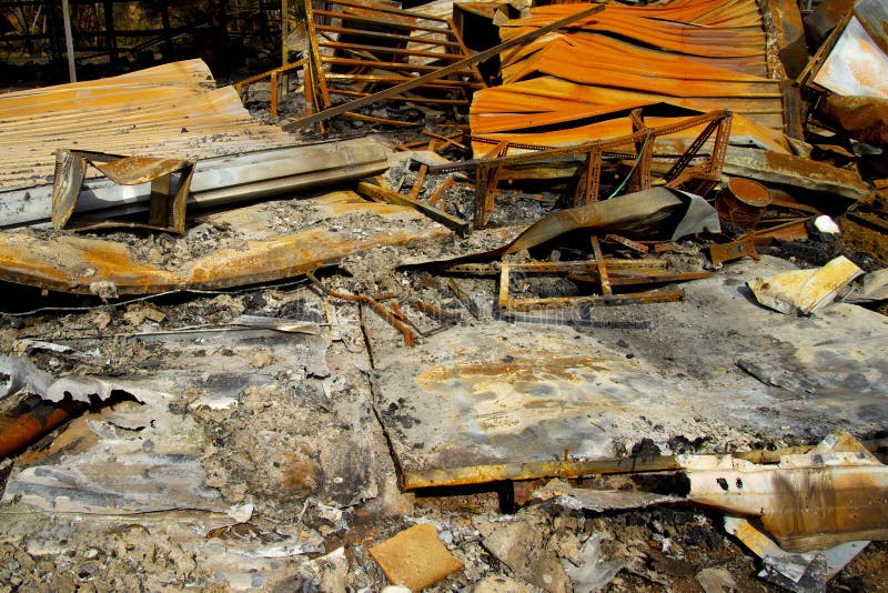 Bush Fire Devastation stock image. Image of bushfires - 169551581