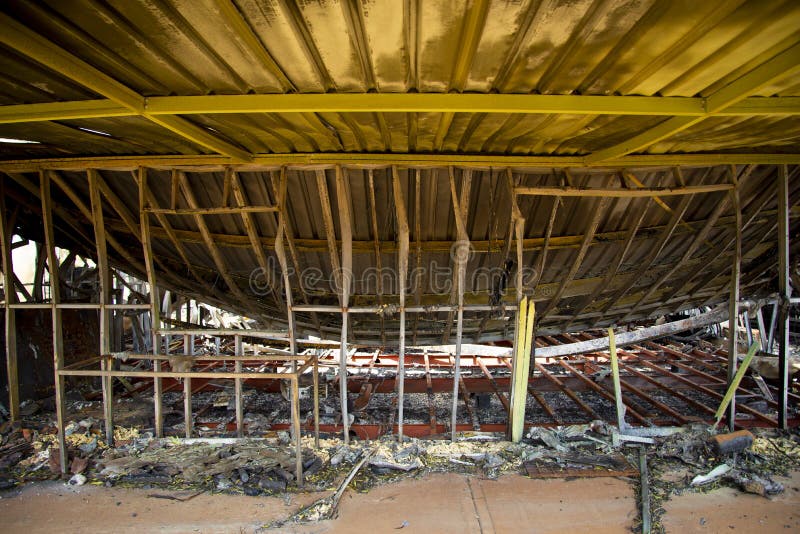 Bush Fire Devastation stock image. Image of black, burn - 175480069