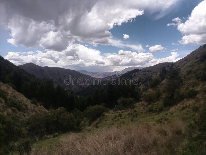 Distant Forest and Mountains Stock Photo - Image of bread, crops: 133167886