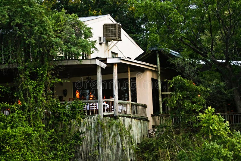 Bush house stock image. Image of trees, jungle, camp, architecture ...