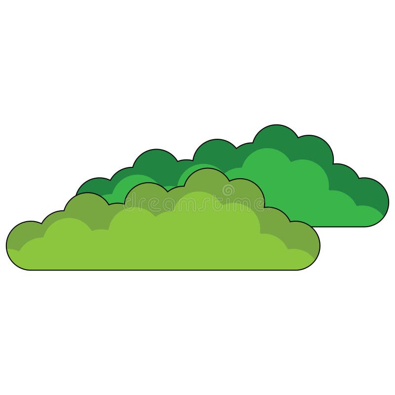 Bush icon vector stock vector. Illustration of icon - 283414082