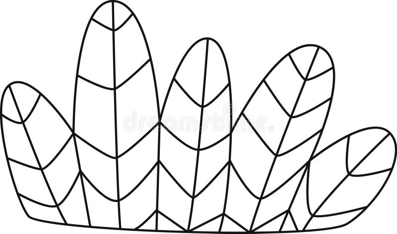 Bush Plant Outline stock illustration. Illustration of plant - 300416935