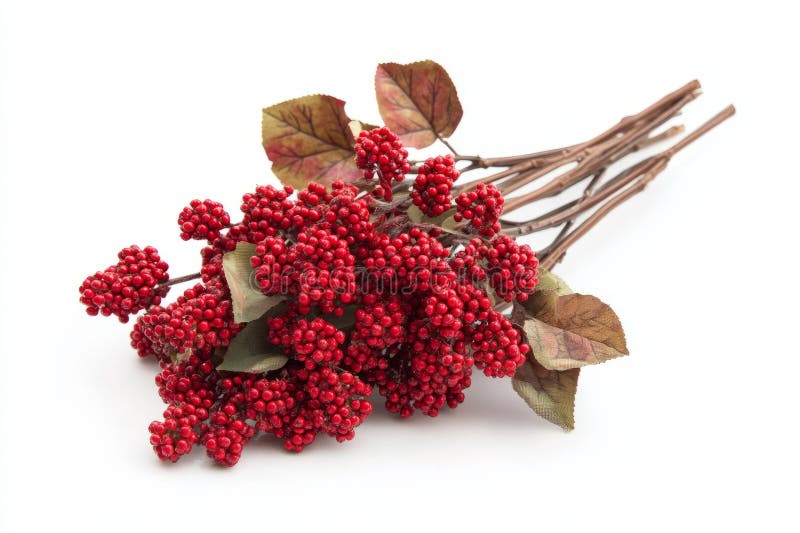 Bush with red berries stock image. Image of ripe, berry - 343677095