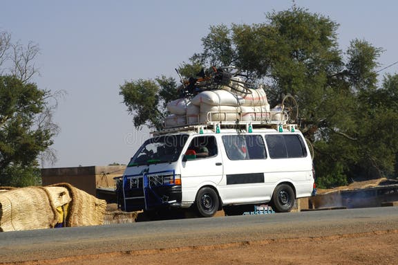 Bush Taxi on the road stock image. Image of carry, auto - 7233563