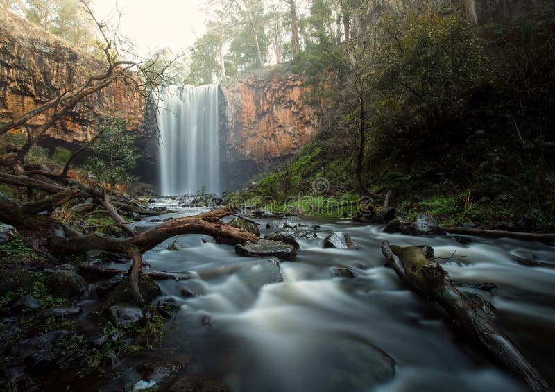 Bush waterfall stock image. Image of australia, national - 102473371
