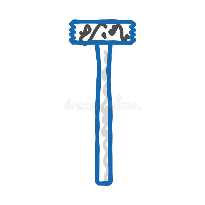 Bushing Hammer Tool Icon Doodle Illustration Stock Vector ...