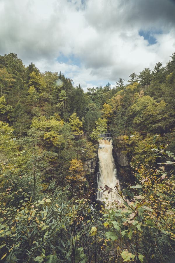 Waterfalls in the Poconos stock image. Image of park - 17631973