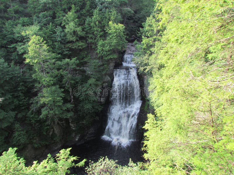Bushkill waterfall stock photo. Image of bushkill, oldcar - 174879138