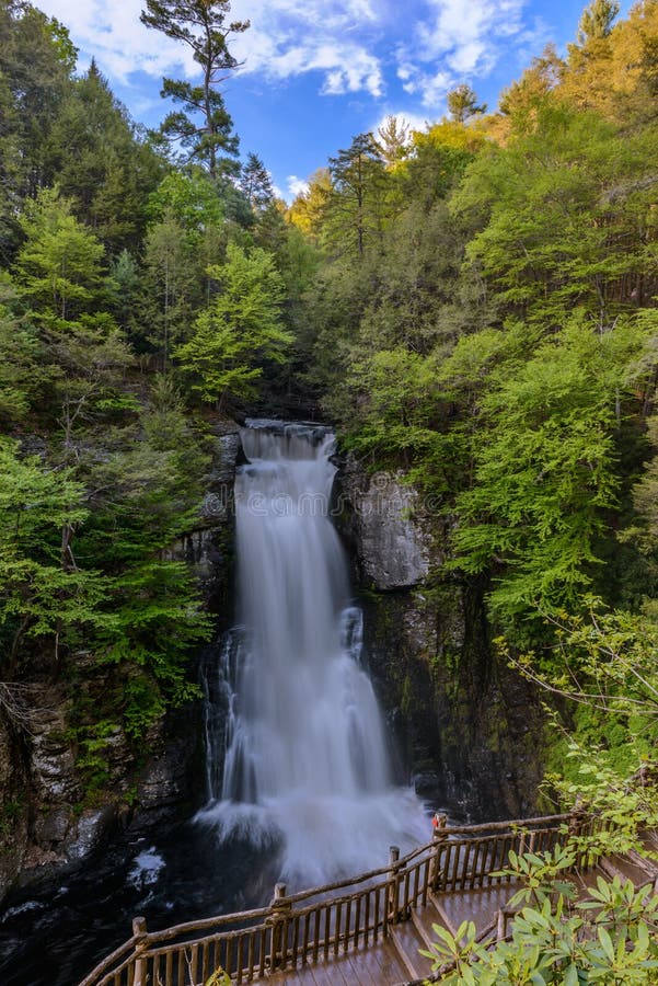 Bushkill waterfall a stock photo. Image of bushkill, creek - 41193220