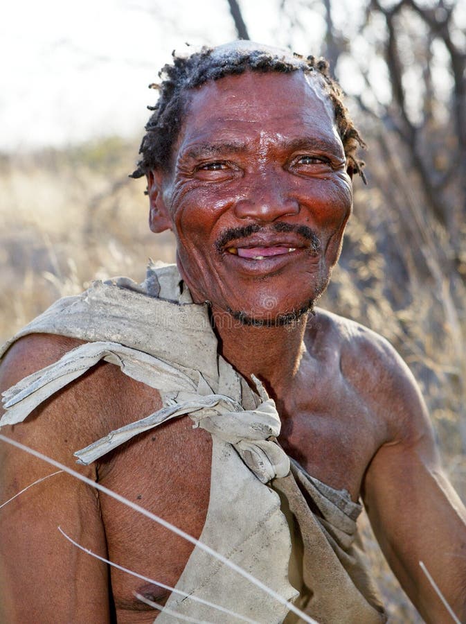 Bushman editorial stock photo. Image of wild, face, destination - 32867698