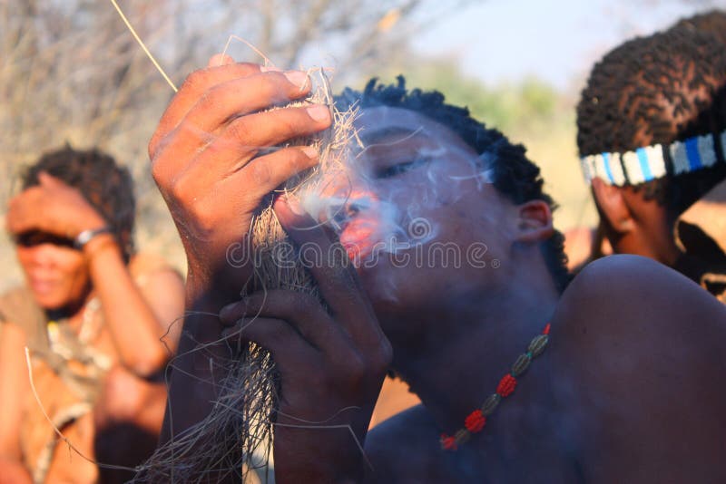 Bushman editorial photography. Image of original, ethnic - 26445552