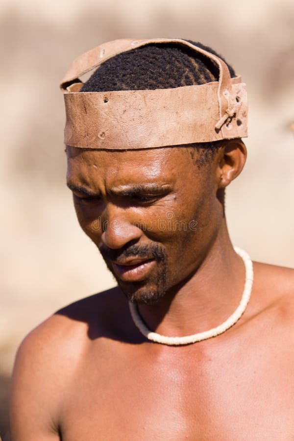 Bushman editorial stock photo. Image of kalahari, distinctive - 38913143