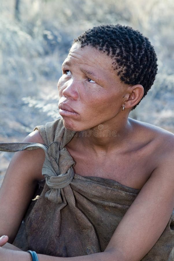 Bushmen woman editorial photo. Image of africa, ancient - 18848641
