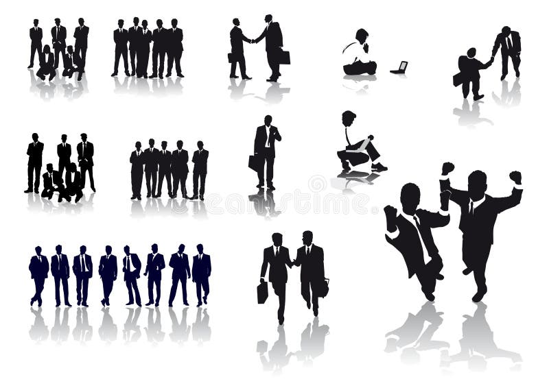 Business crowd vector stock vector. Illustration of male - 2053033