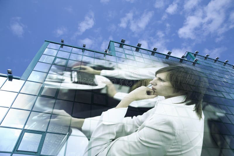 Business stock photo. Image of outside, effect, reflection - 4857628