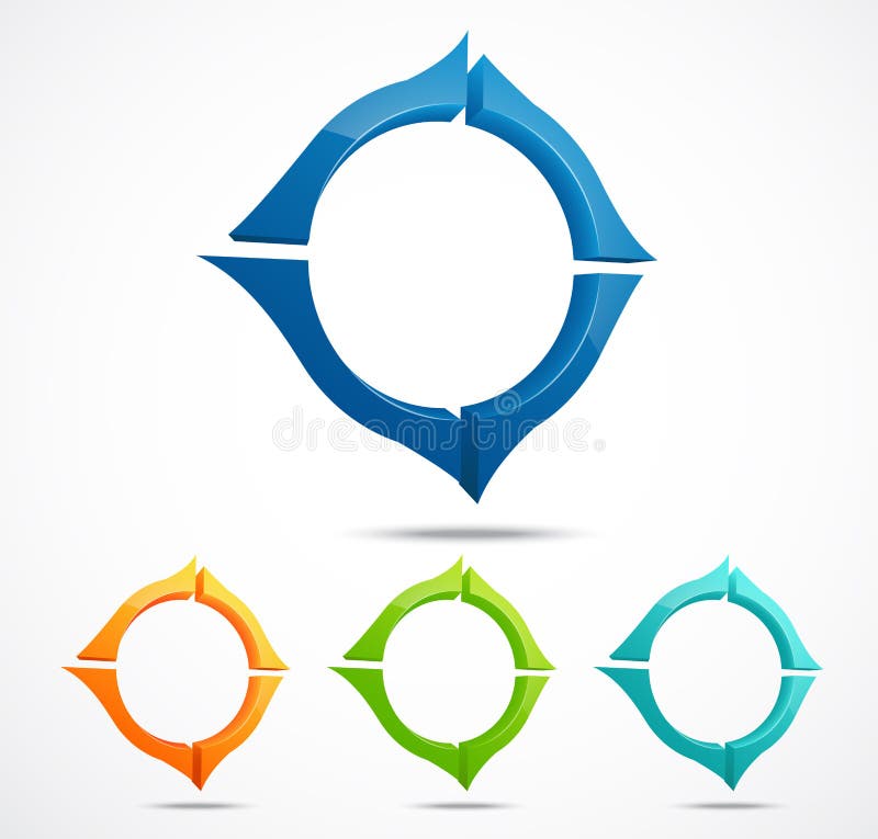 Business Abstract Navigation 3d Stock Vector - Illustration of concept ...