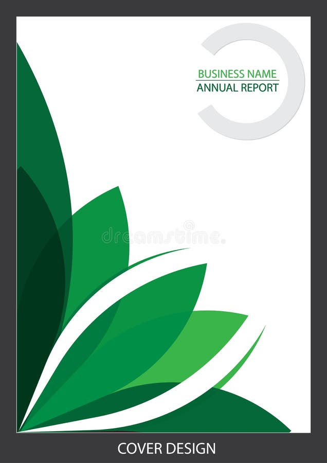 Business Abstract Report Cover Design Stock Vector - Illustration of ...