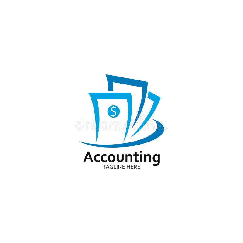 Accounting Tax Management Logo Design Stock Vector - Illustration of ...