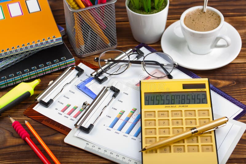 Business accounting stock image. Image of creative, mouse - 72973021