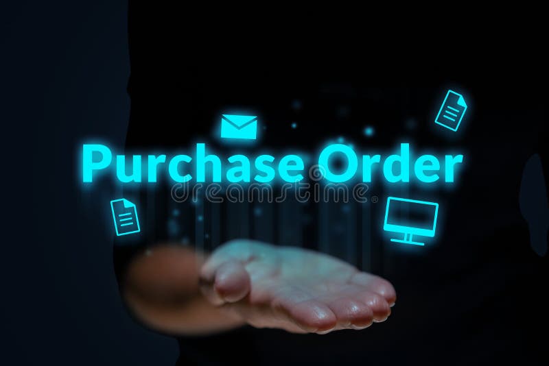 Business Acronym PO or Purchase Order. the Person Abstractly Projects ...