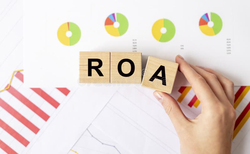 Business Acronym ROA, Return on Assets, Business Investment Concept ...