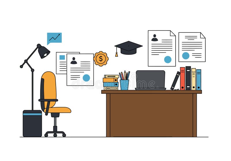 Business Administration Clipart Stock Illustration - Illustration of ...