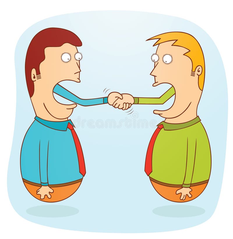 Business agreement stock vector. Illustration of agreement - 40986716