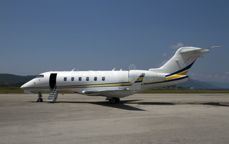 Business aircraft stock image. Image of express, airfield - 25977327