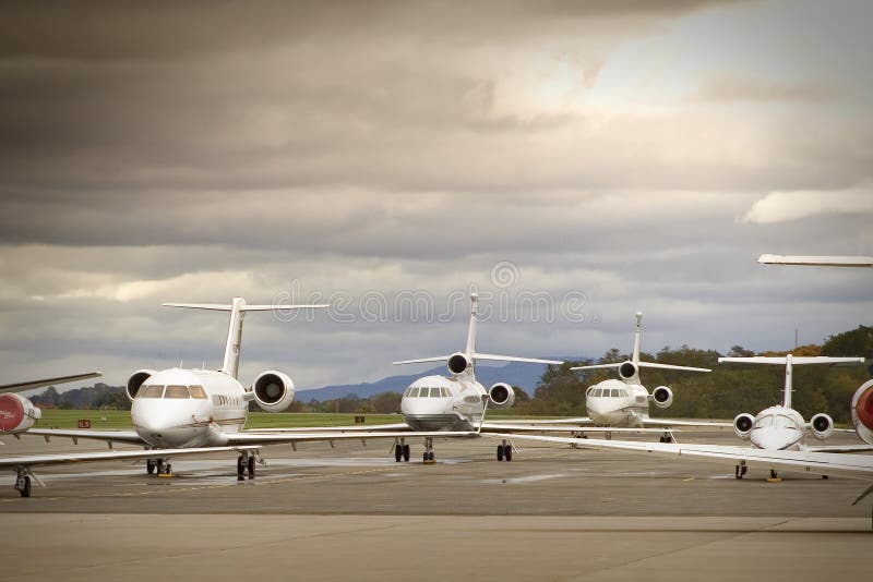 Business Aircraft stock image. Image of exclusive, passenger - 9558589