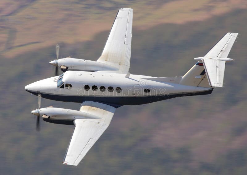 Private aircraft in flight stock image. Image of aerospace - 39477057