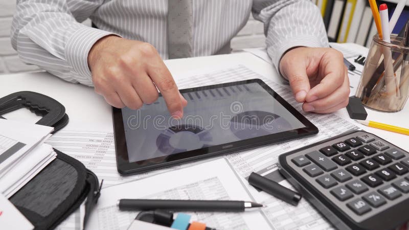 Business Analysis and Accounting Concept - Businessman Working with ...