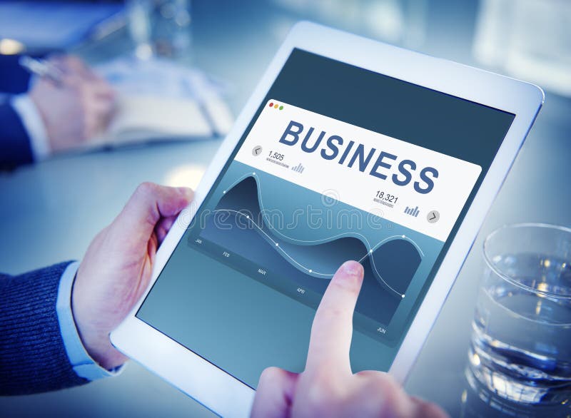 Business Analysis Chart Data Graphic Concept Stock Image - Image of ...